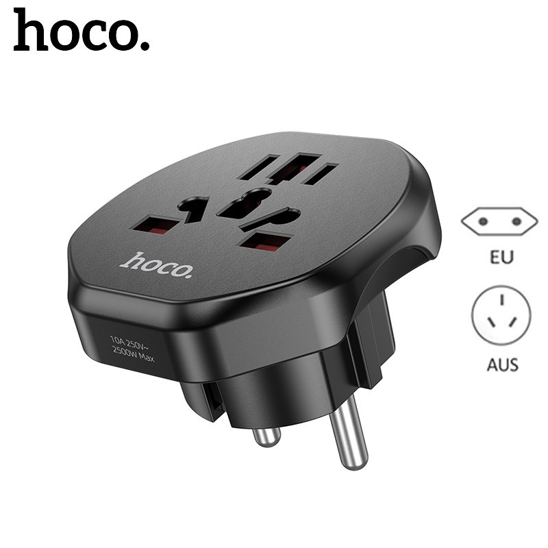 HOCO AC6 Universal Conversion Plug Travel Adaptor Multifunctional All ...