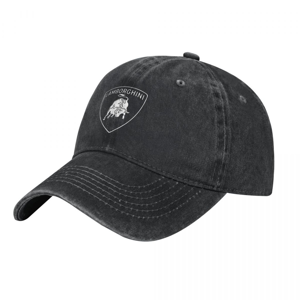 Lamborghini Adjustable Baseball Cap with Vintage Denim Finish for ...
