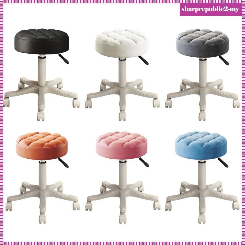 [SharprepublicefMY] Rolling Height Adjustable SPA Stool Saddle Stool ...