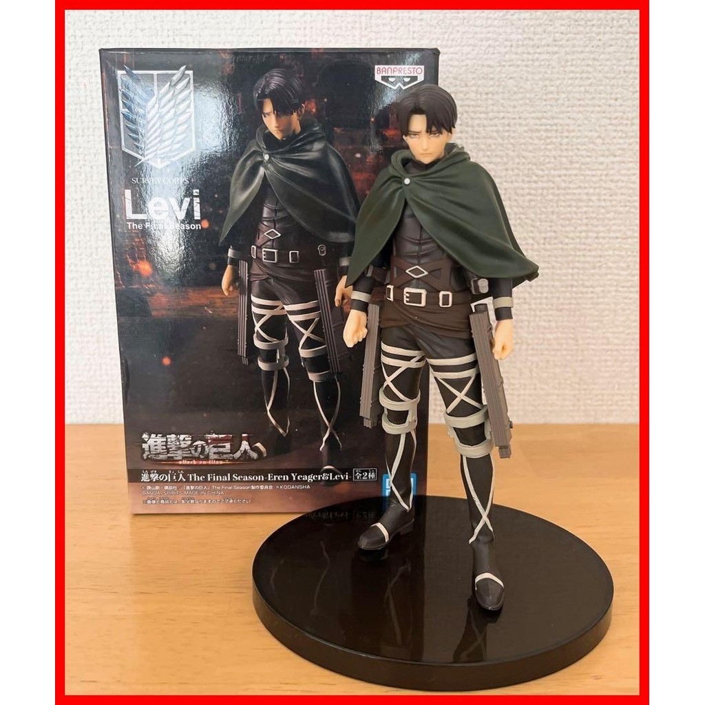 Direct from Japan☆彡Attack on Titan Levi Figure Levi The Final Season ...