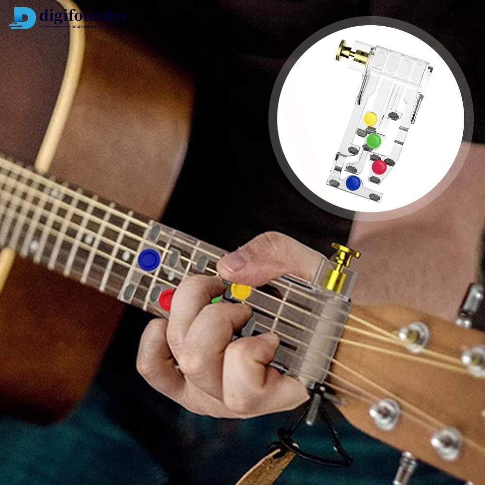 DIGIFOUNDER Guitar Beginner Trainer Guitar Chord Learning Tool Guitar ...