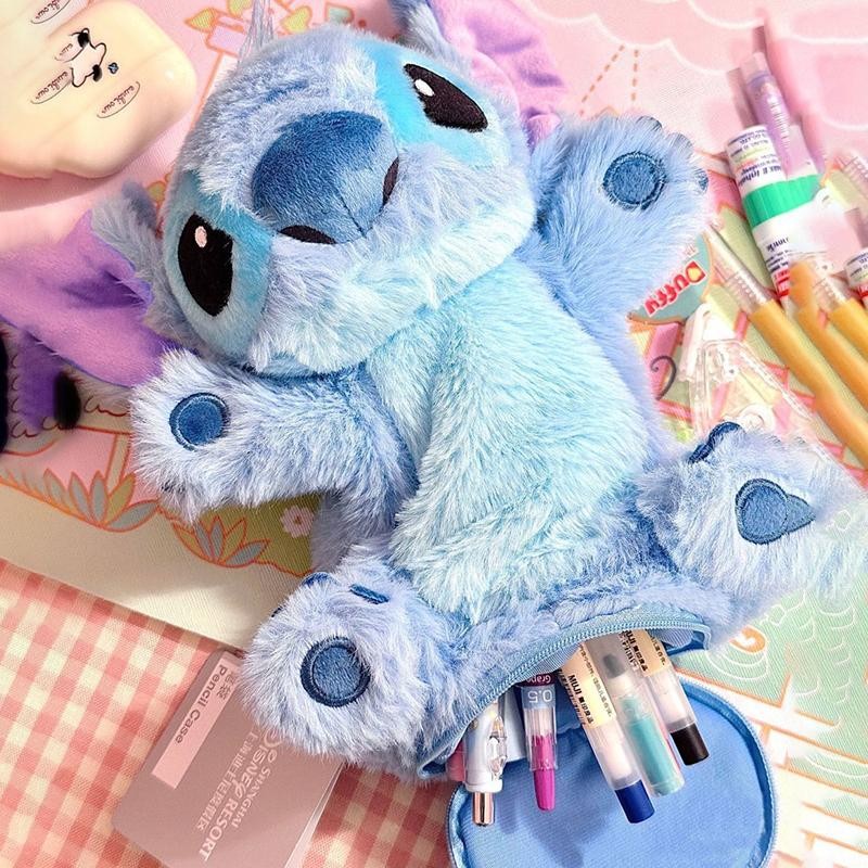 Lilo &Stitch Plush Pencil Case Stitch Hand Puppet Doll Kids Toy Gift ...