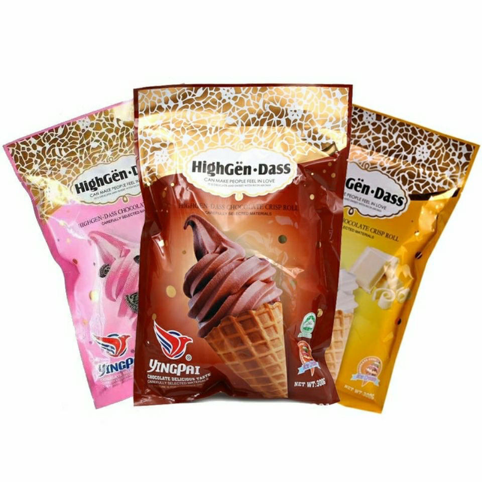 Chocolate Cone 300g/Bag Children's Snacks Edible Mixed Cone | Shopee ...