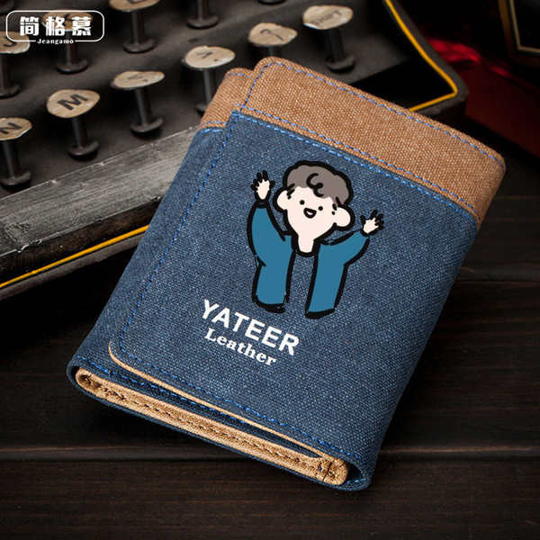 dompet beg duit lelaki beg duit Dompet jenama bergaya remaja pelajar ...