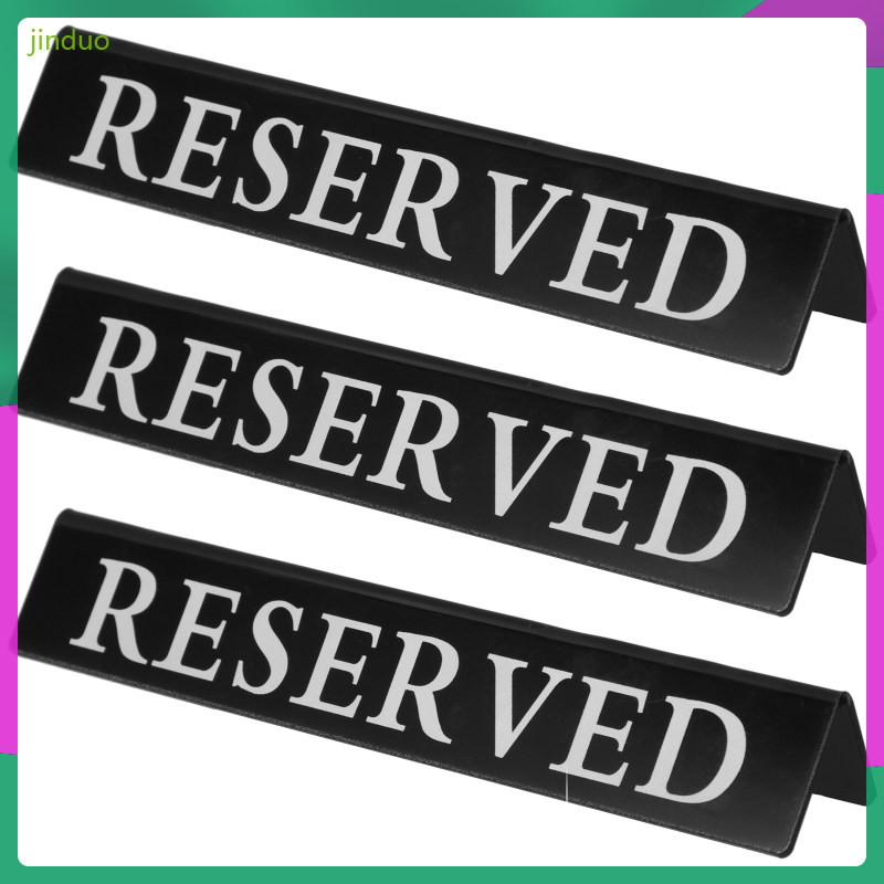 Reservation Table Tents Reserved Signs for Wedding Seat Card Dining ...