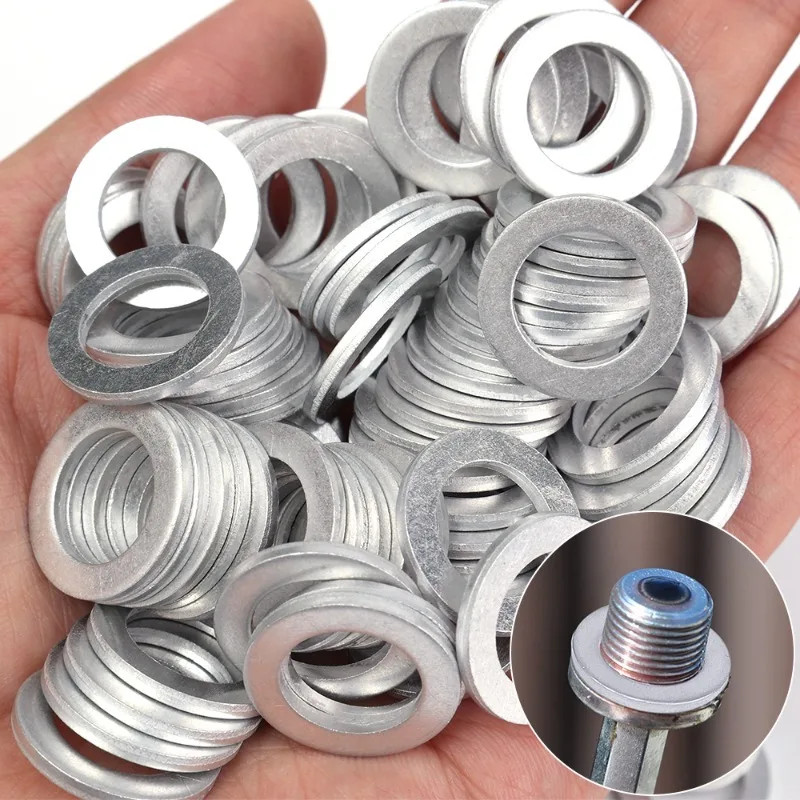 10PCS Oil Drain Plug Washers Gaskets For Honda Accord Civic CRV CRZ ...