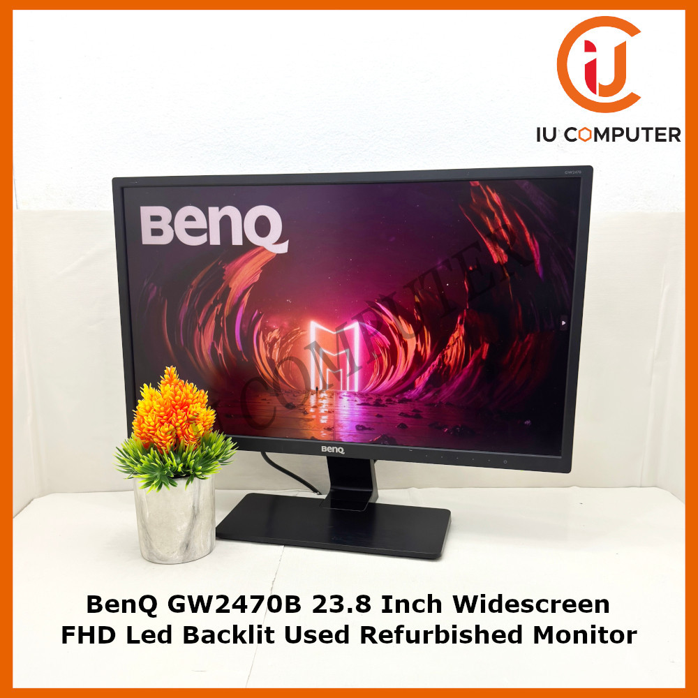 BENQ GW2470B 23.8 INCH FHD WIDESCREEN LED BACKLIT USED REFURBISHED MONITOR | Shopee Malaysia