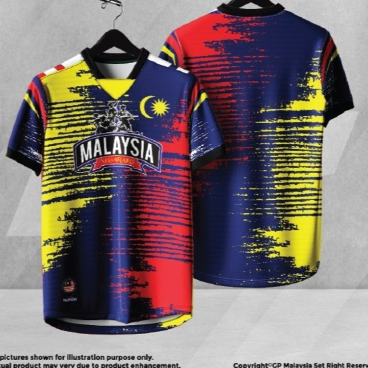 Baju Merdeka Casual Fashionable Sports Basketball Jersey Baju Merdeka ...