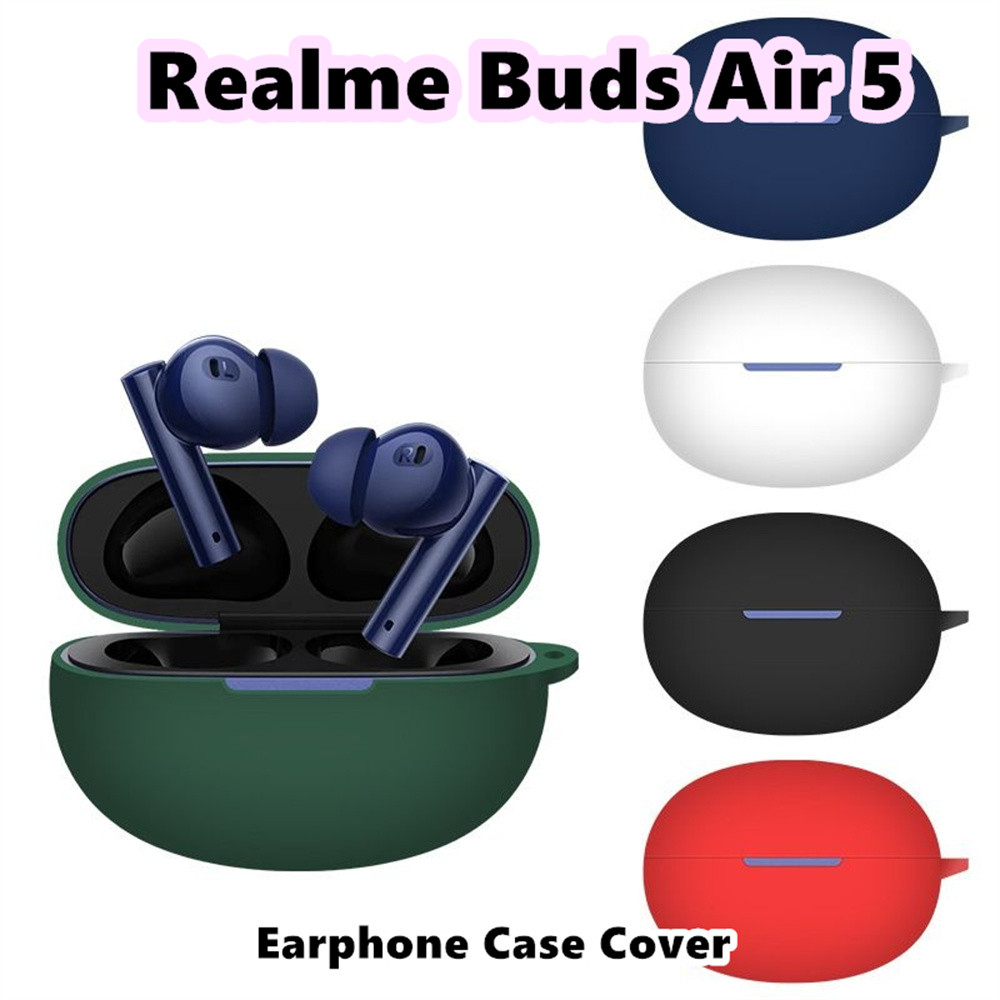 READY STOCK!For Realme Buds Air 5 Case Casing Soft Silicone Earphone ...