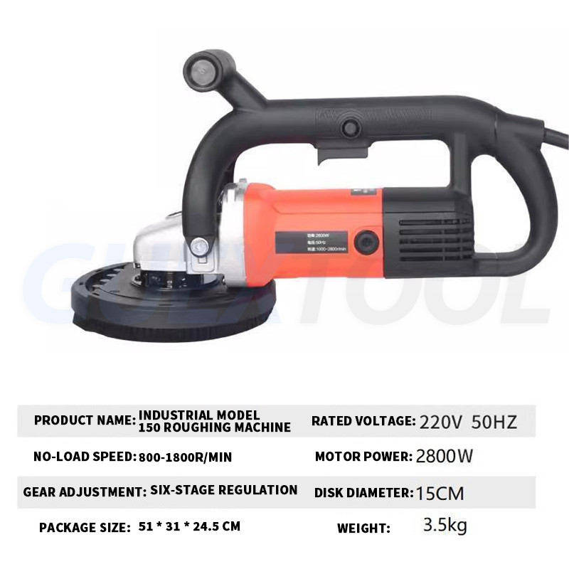 150 Dust Free Wall Planing Machine Floor Polishing Machine Concrete ...