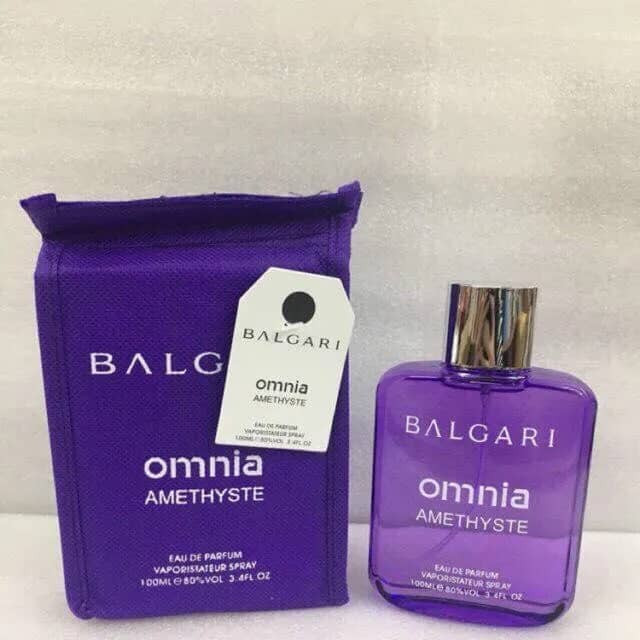 ORIGINAL Balgari Omnia Amethyste Pouch 100ml Perfume | Shopee Malaysia