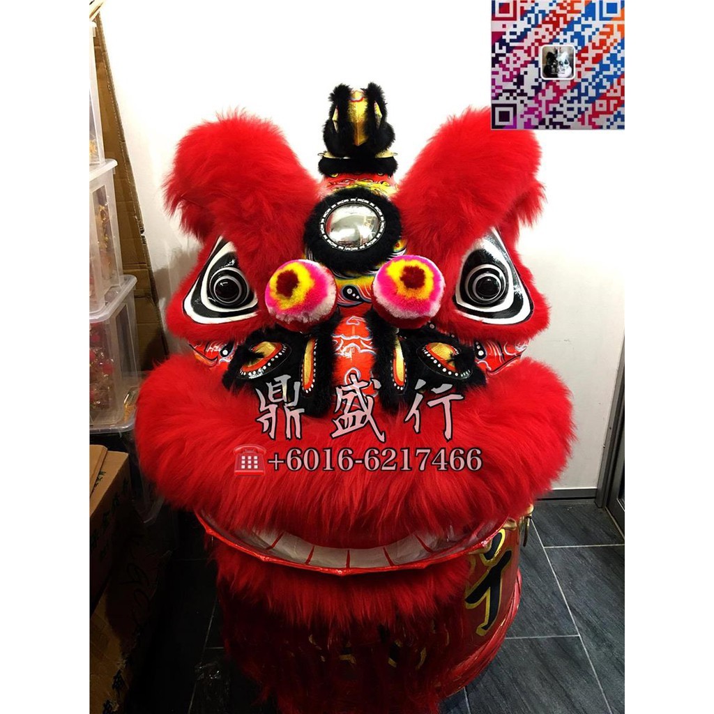 HESHAN Lion Dance Set Chinese Traditional Costume Performance Training ...