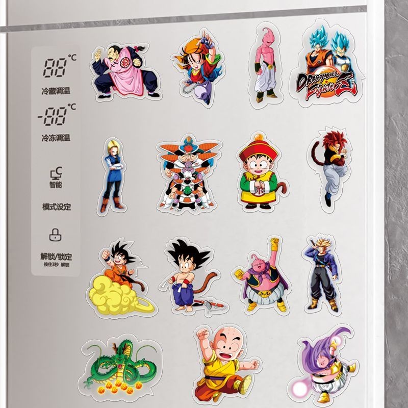 Dragon Ball Refrigerator Stickers Son Goku Merchandise Cute Super ...
