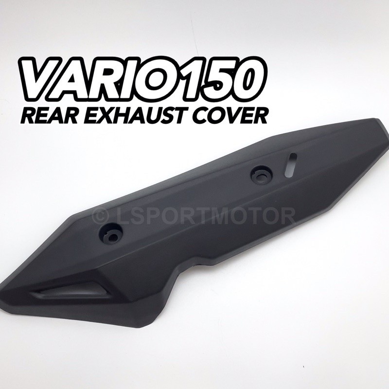 HONDA VARIO150 REAR EXHAUST PROTECTOR (BLACK) MUFFLER EKZOS PIPE ...