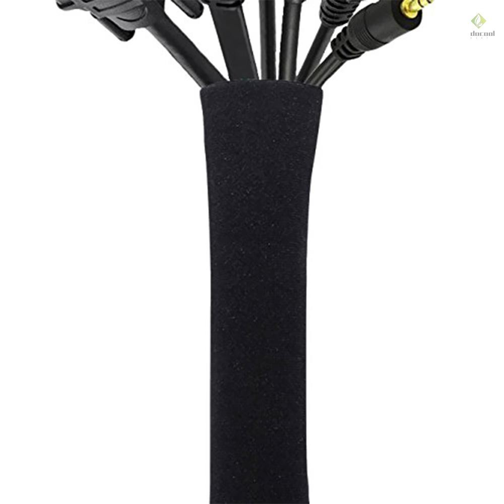 Cable Concealer Management Sleeve Wire Organizer for TV Computer Fridge ...