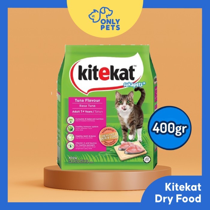 Kitekat Cat Dry Food Pouch Adult Cat Dry Food Adult 400gr | Shopee Malaysia