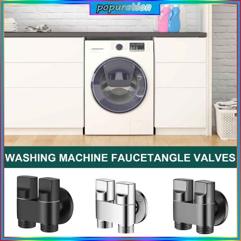 POP Double Outlet G1 2 Wall Mounted Angles Valves Toilet Triangles ...