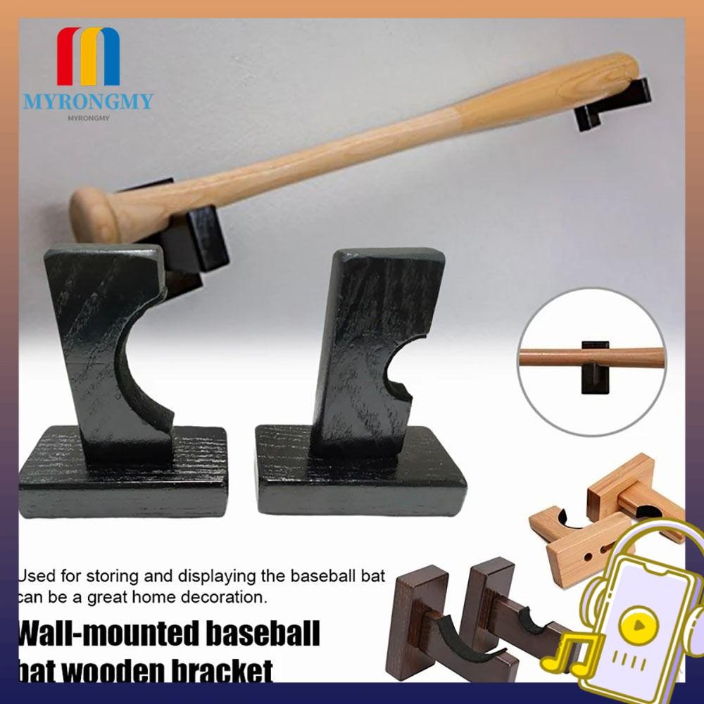 MYRONGMY 2Pcs Hockey Stick Stand, Softball Bat Wooden Baseball Bat ...