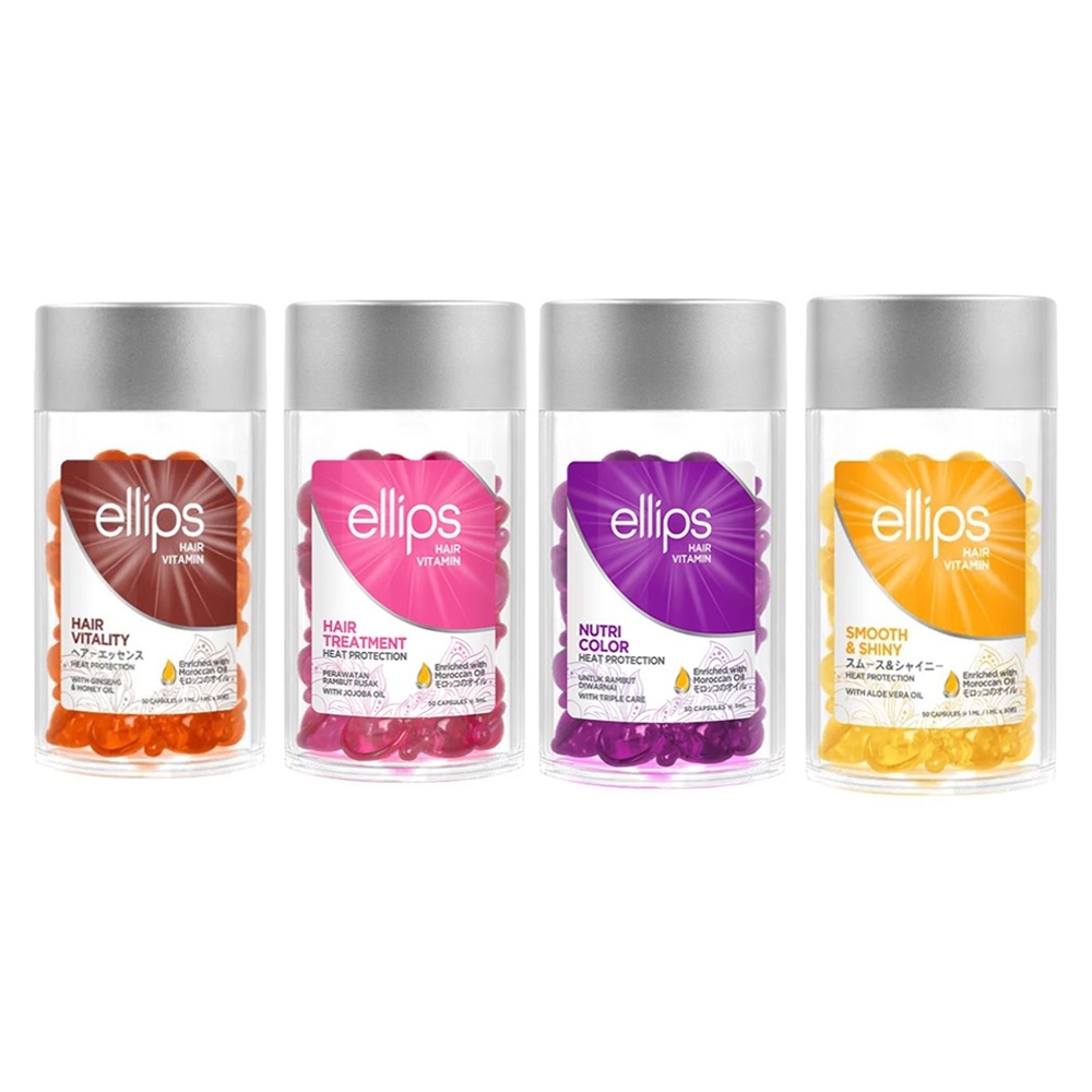 Ellips Hair Vitamin 50 Capsules Bottle Hair Treatment (Nutri Color ...