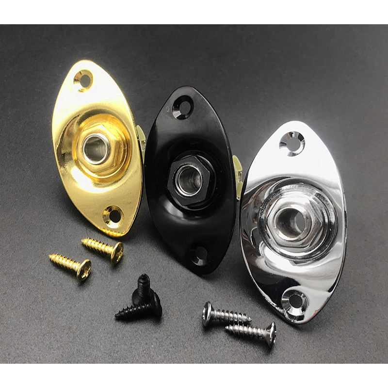 Electric guitar socket, guitar oval socket, 6.35MM socket, electric ...