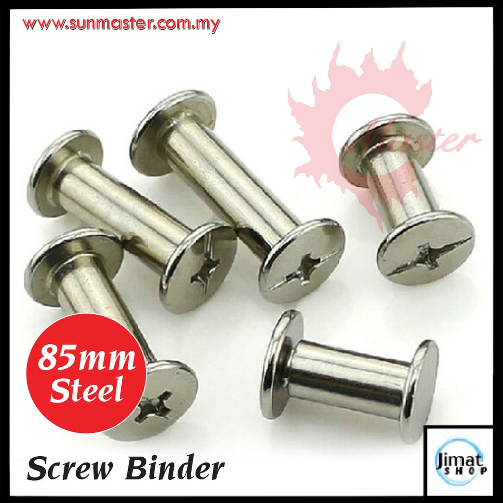 85mm Screw Binder | BRASS BINDING INTERSCREW + EXTENSION | Metal ...