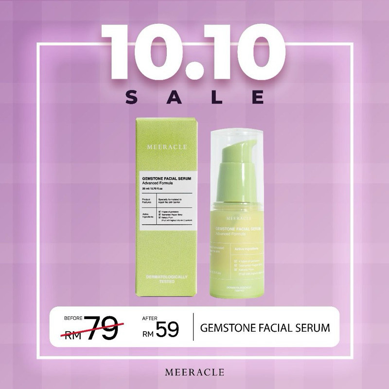 Meeracle Skincare Facial Serum Merawat Jerawat, Jeragat, Kulit Kusam ...