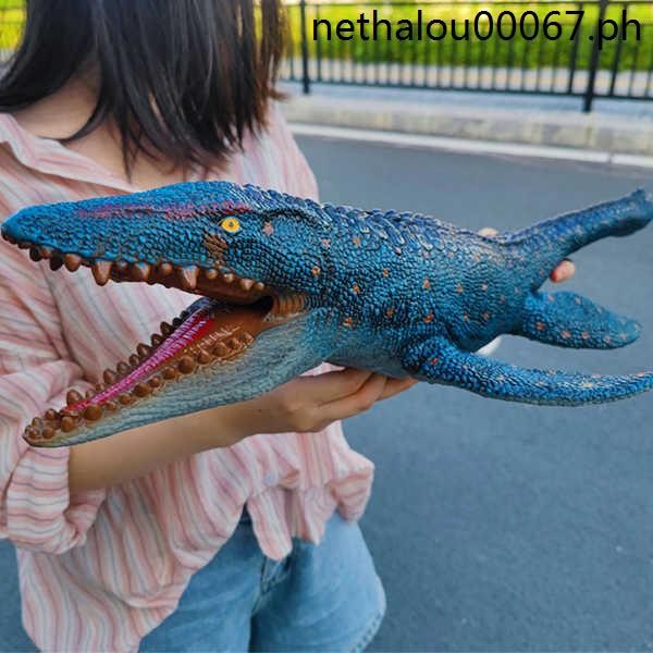Cang Mosasaurus Model Animal Dinosaur Toy Jurassic Chalk Boy Birthday ...