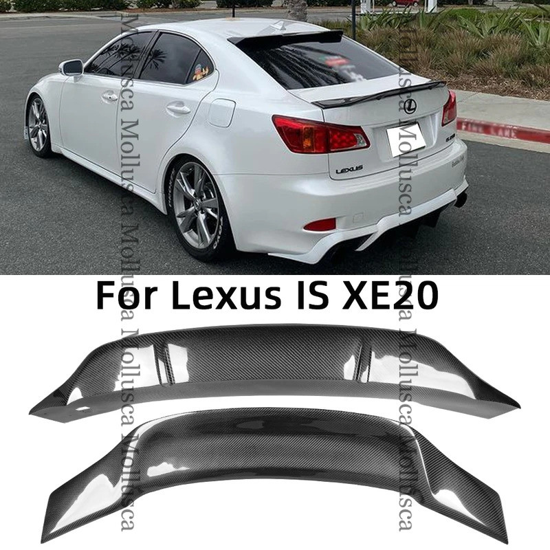 For Lexus IS E2 2nd generation R Style Carbon fiber Rear Spoiler Trunk ...