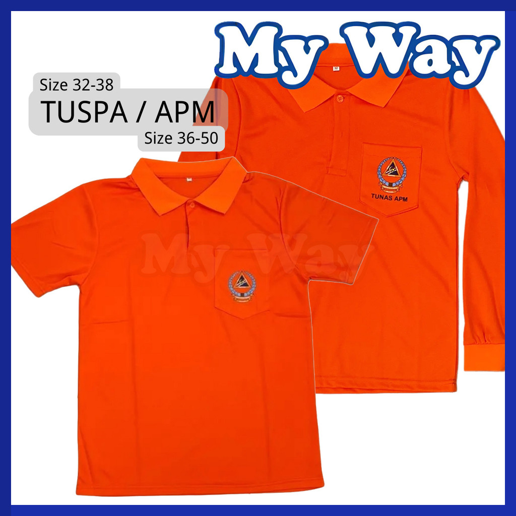 BAJU PERSATUAN TUSPA APM TUNAS PERTAHANAN AWAM ANGKATAN PERTAHANAN AWAM ...