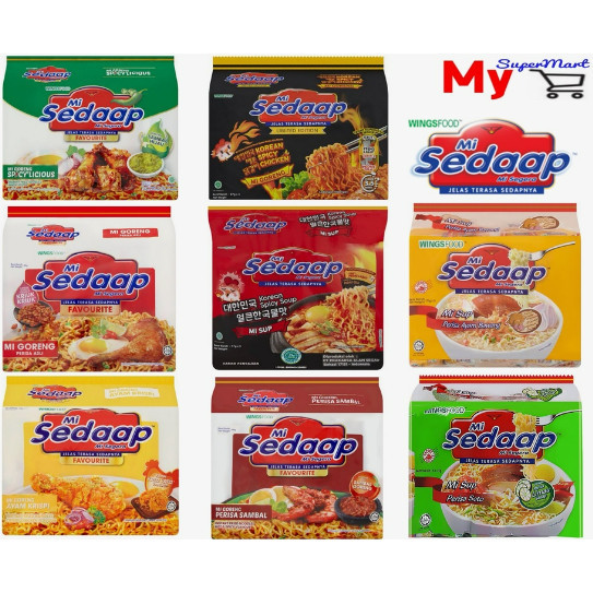 Mi Sedaap Instant Noodles (Mee Goreng/ Mi Sup) | Shopee Malaysia