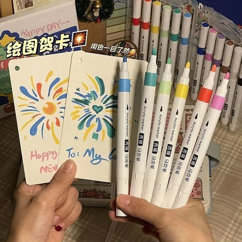 Acrylic Marker 24 Colors 36 Colors Student Art Dedicated Kindergarten ...