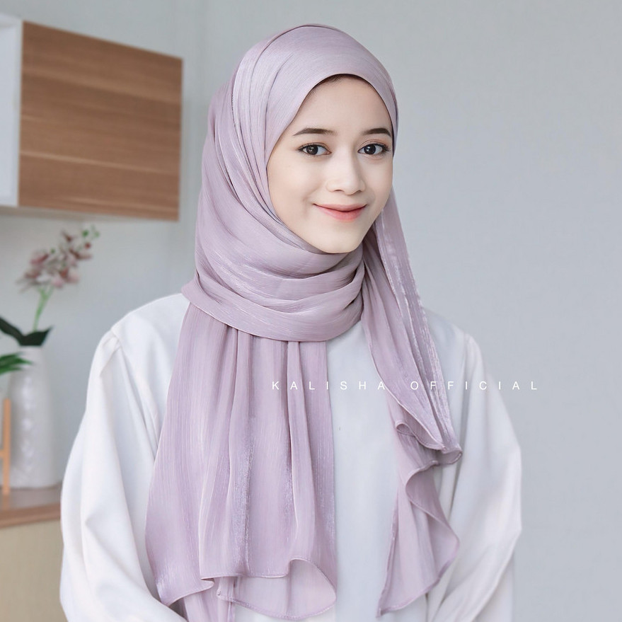 MUSLIM FASHION Pashmina Shimmer Silk Hara Pashmina Arabian Shimer ...