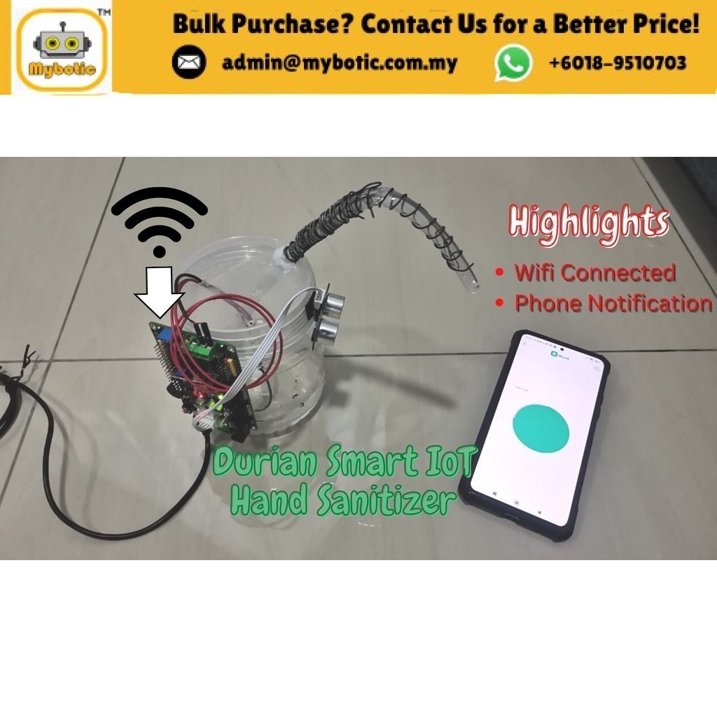Arduino Stem Rbt Project Durian Uno Arduino Durian Smart Iot Arduino Hand Sanitizer Shopee