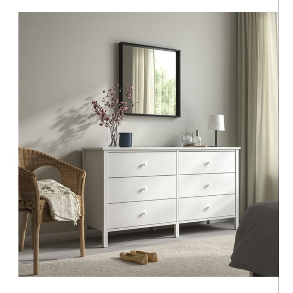 ORIGINAL IKEA KILBERGET Chest of 6 drawers, white/anchor/unlock ...