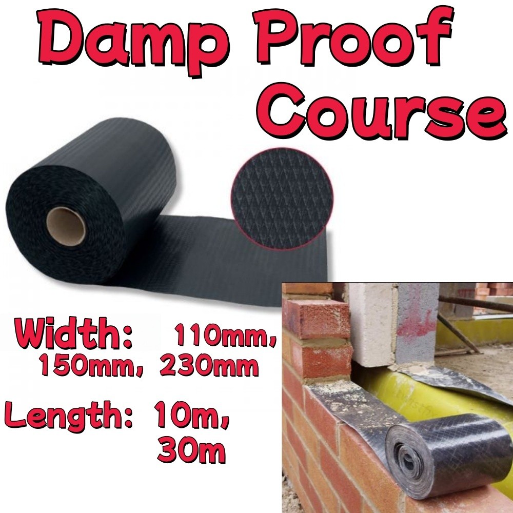 🔥 Ready Stocks 🔥 Polyethylene Dampcourse Tape DPSC DAMP PROOF COURSE ...