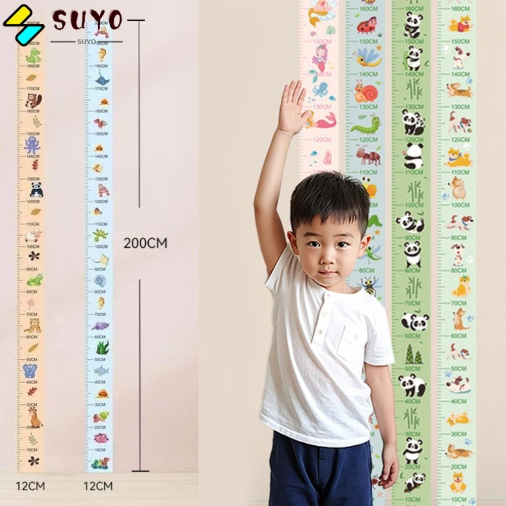 SUYO Height Measurement Sticker, Waterproof Self-adhesive Child Growth ...