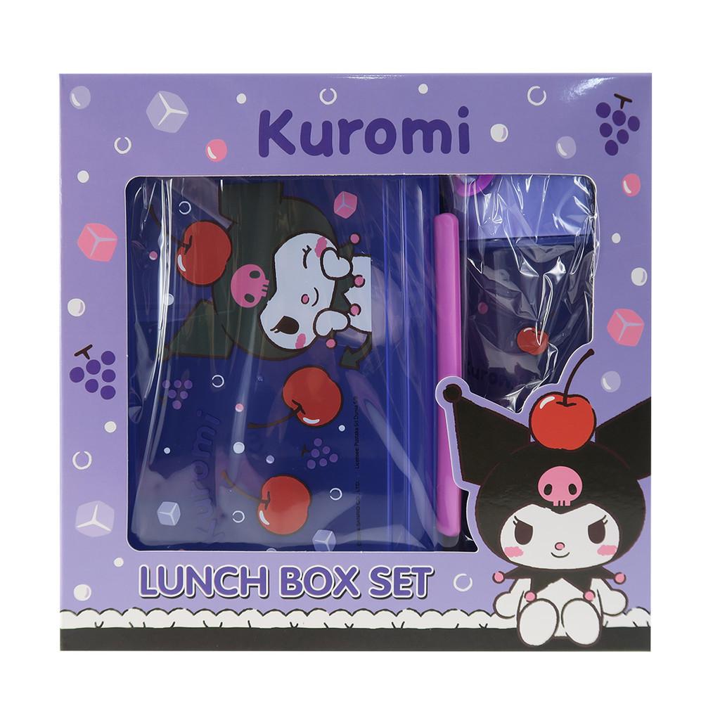 Kuromi Cute Lunch Box Set (8950) | Shopee Malaysia