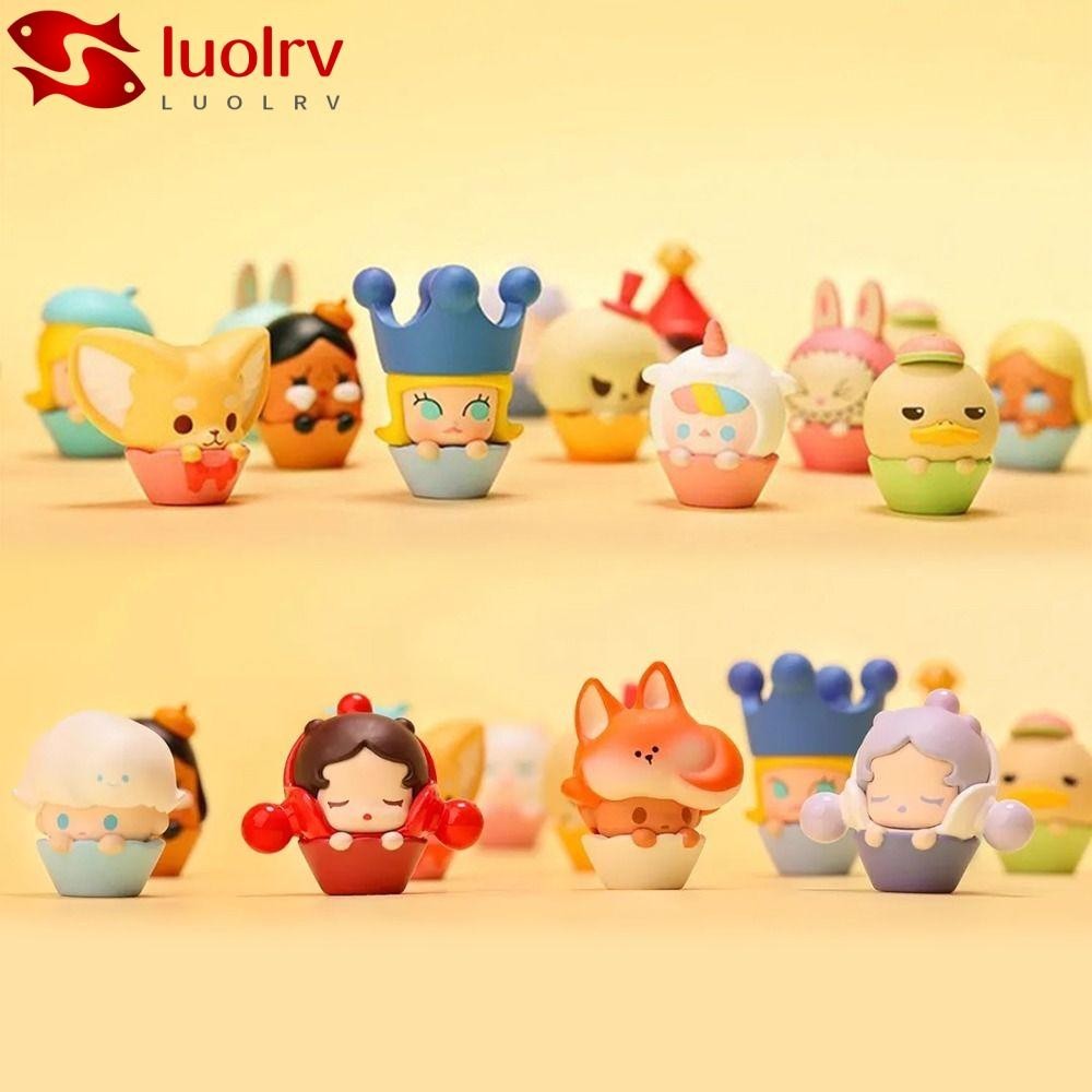LUOLRV Box, Soap Bubbles Labubu Skullpanda Lavender Anime Cartoon ...
