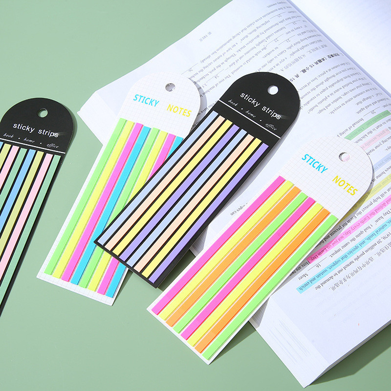 160 Sheets/pcs PET Ultra-slender Strip Classification Mark Index ...
