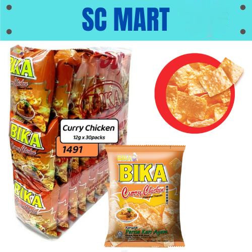 [SC] Bika Curry Chicken Flavor Snack 10gm x 30pkt | Shopee Malaysia