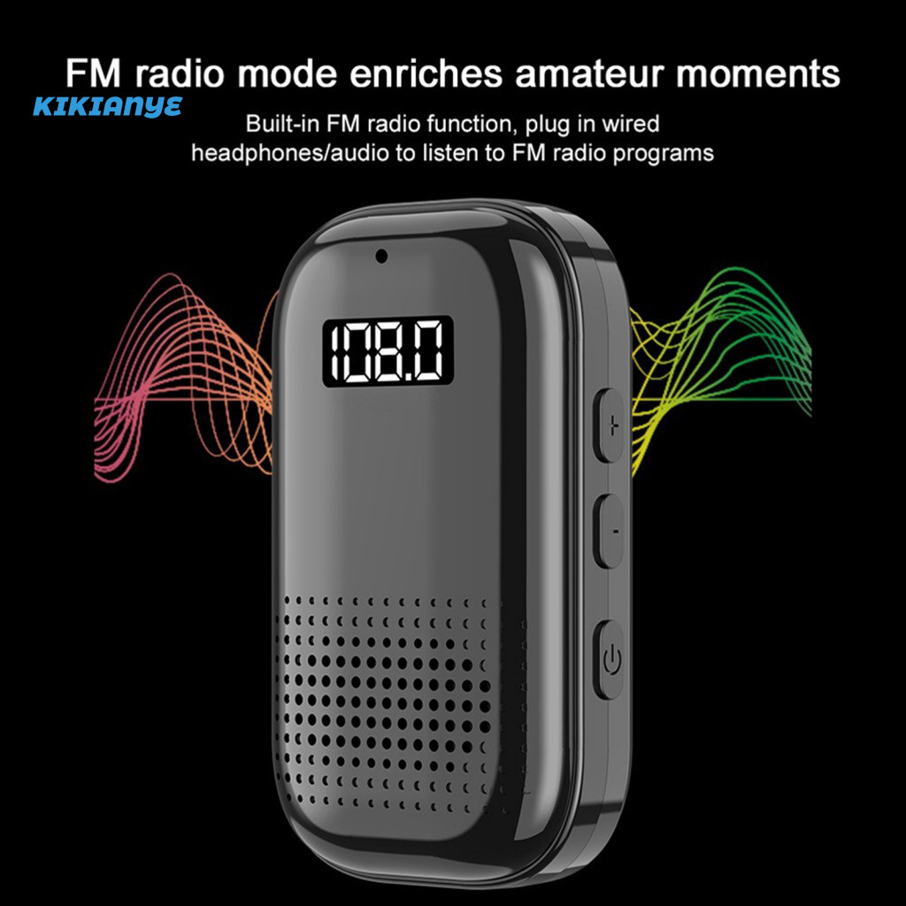 Tf Card Music Player Portable Wireless Bt Audio Receiver with Long ...