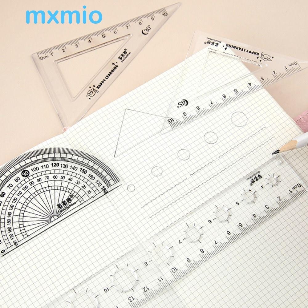 MXMIO 4pcs/Set Capybara Ruler Set, Transparent Dividing Straight ...