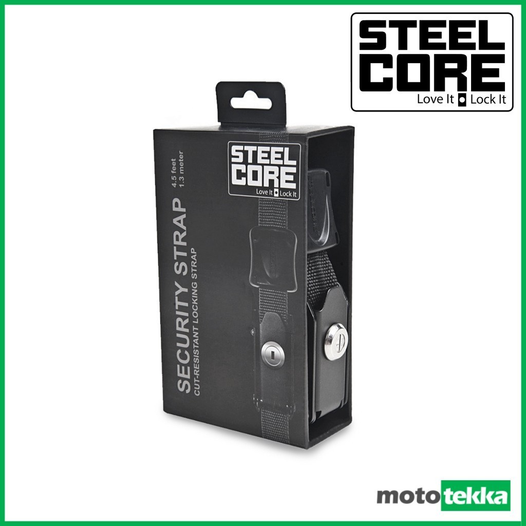 Steelcore Security Strap Lock 4.5ft / 1.37m for Kriega Enduristan Mosko ...