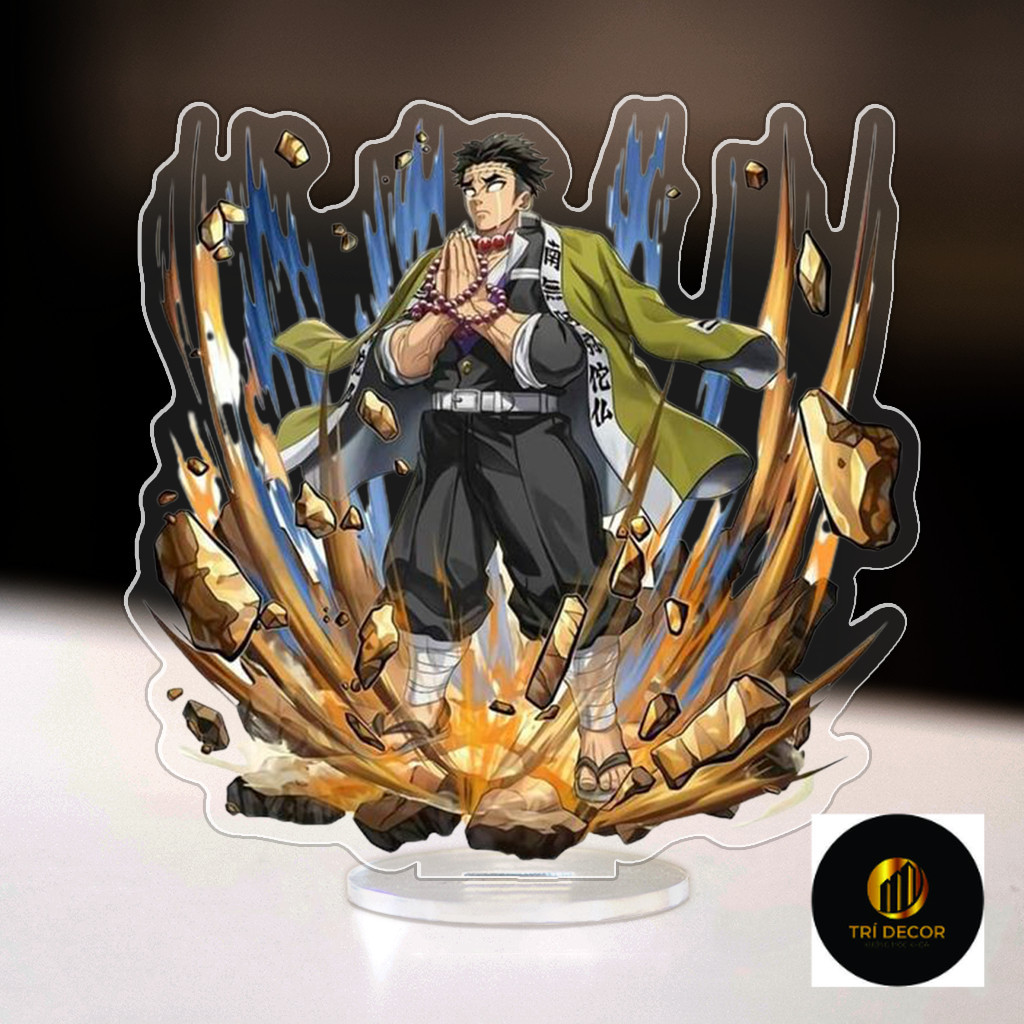 Standee Model, Keychain Gyomei Himejima Kimetsu No Yaiba Manga Anime ...
