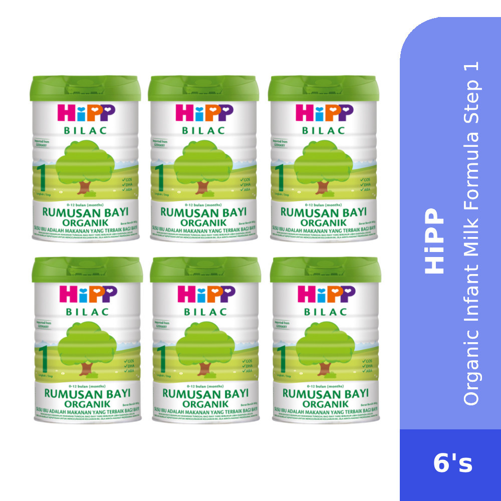 HiPP BILAC Infant Milk Formula Step 1 (0-12 Months) 900G X 6's - Susu ...