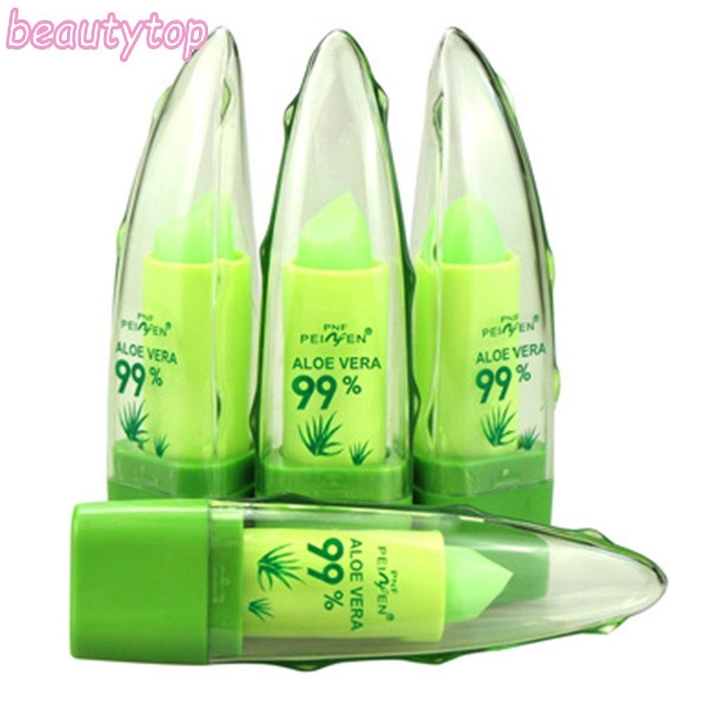 NEW Aloe Vera Lipstick Long Lasting Lip Balm Temperature Changing Color ...