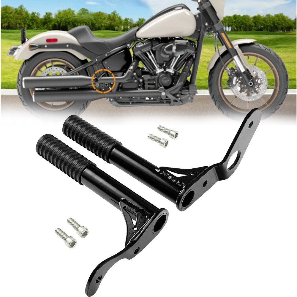 Motorcycle Rear Highway Engine Guard Crash Bar Black For Harley Softail ...
