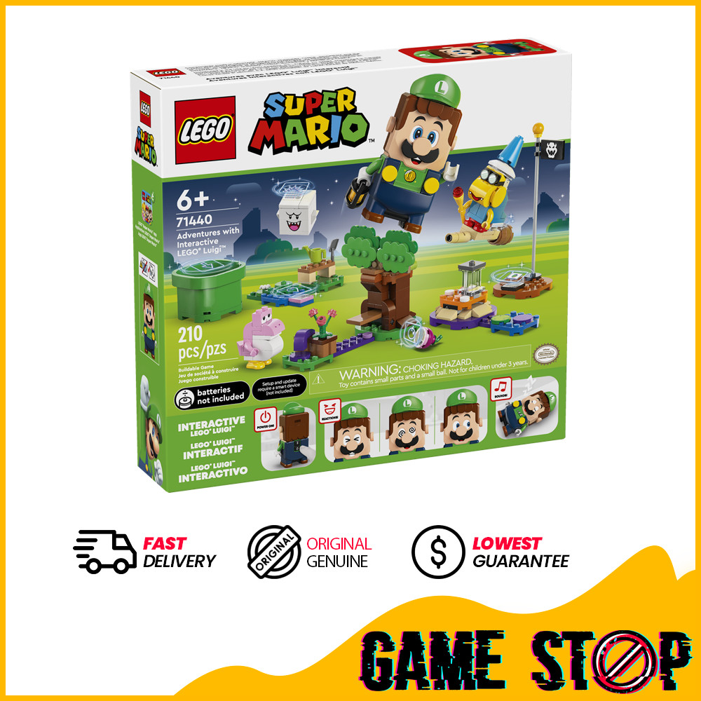 LEGO 71440 Super Mario Adventures with Interactive LEGO® Luigi ...
