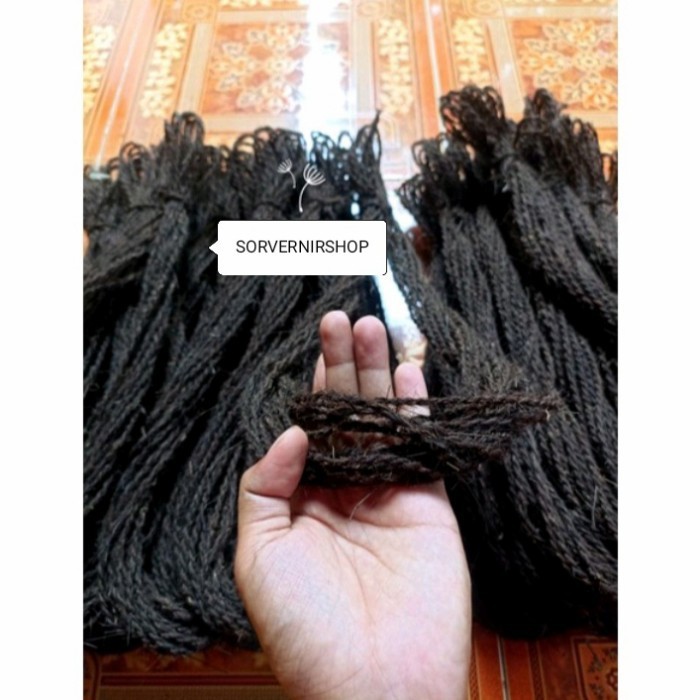 HITAM Black Palm Fiber Rope gazebo Rope (Griya Pot Store) | Shopee Malaysia