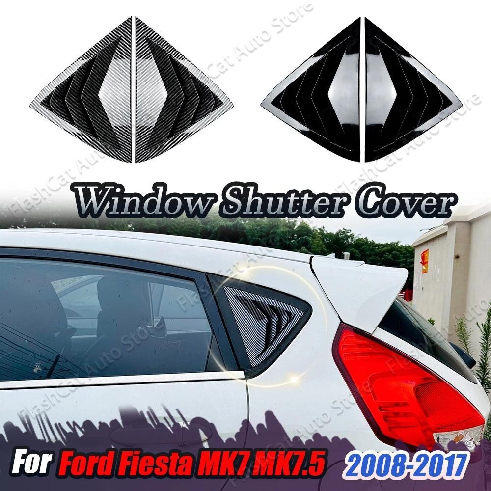 Fiesta Car Rear Window Side Vent Shutter Louver Cover Trim Sticker Body ...